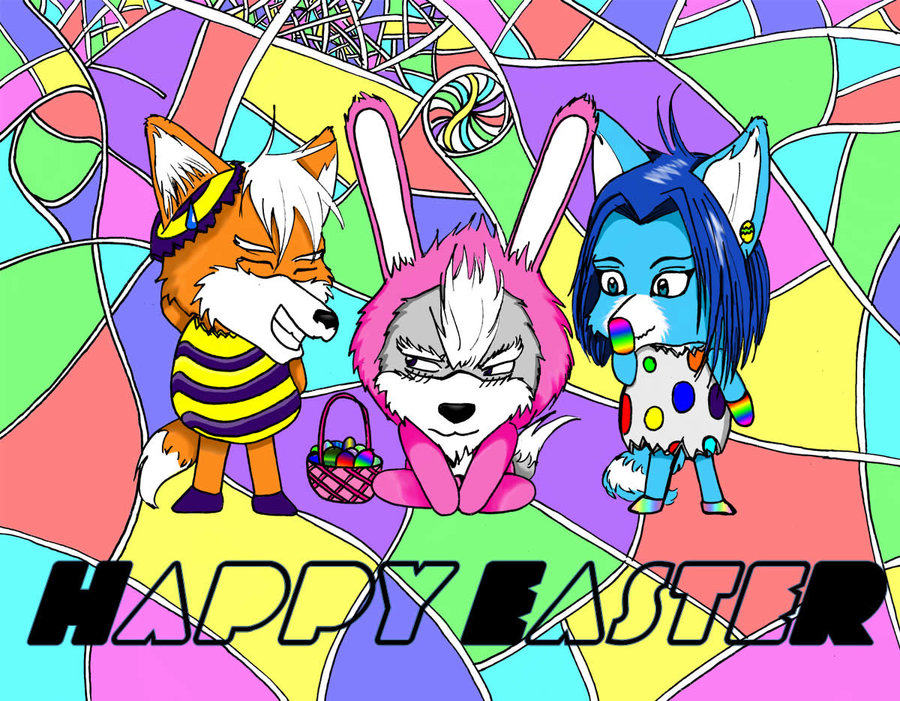 My easter bunny por Kitsune34 | Dibujando