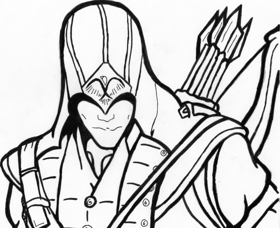 Connor Kenway Coloring Coloring Pages