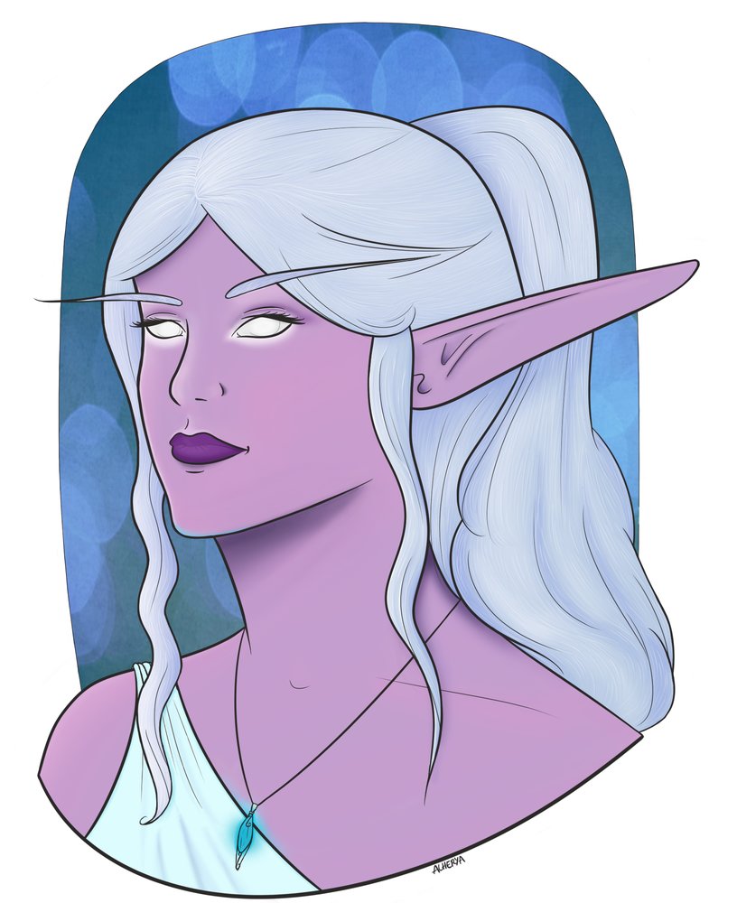 Keldara Lunarcana por Alherya | Dibujando