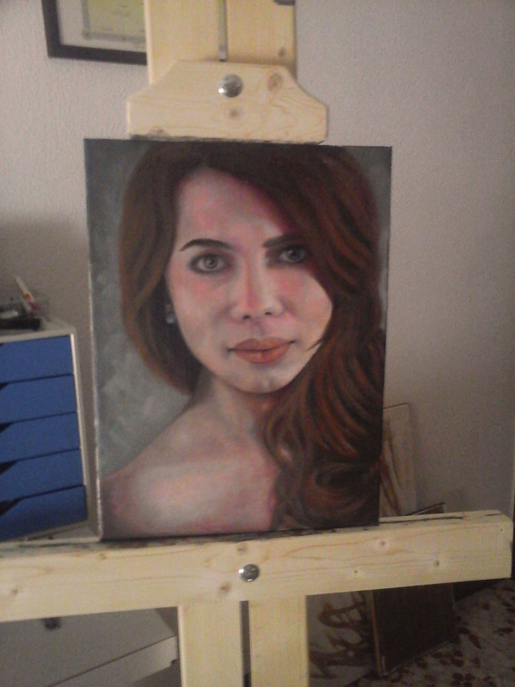 Retrato Por Xiscosl Dibujando