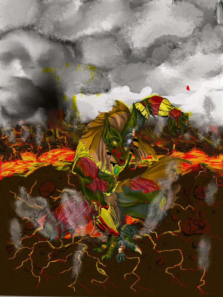 anubis surgiendo por egedved | Dibujando