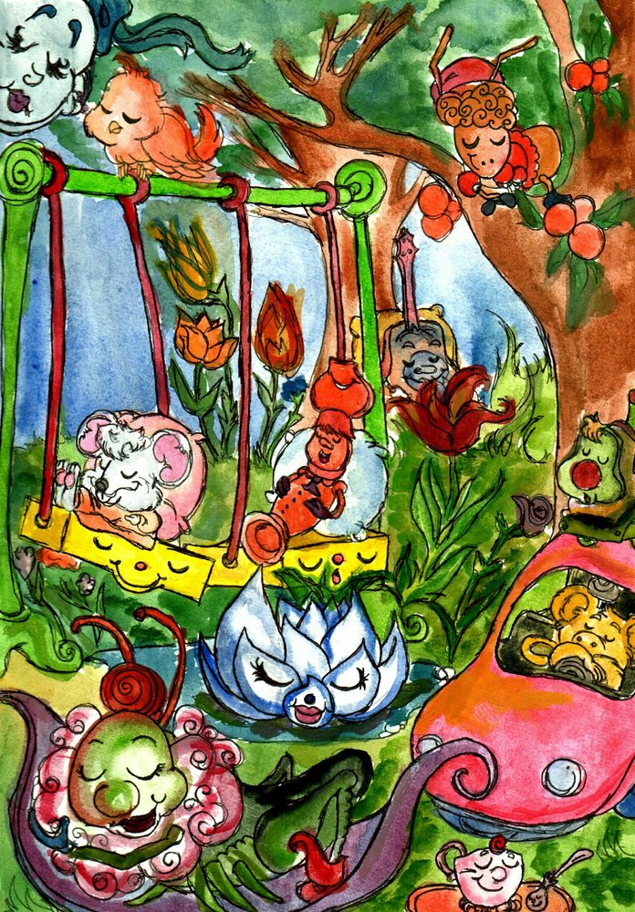 Ilustración Portada de libro de poemas para niños, para autora Cristina ...