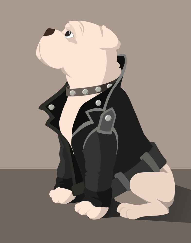 Perro rocker por Wiffy | Dibujando