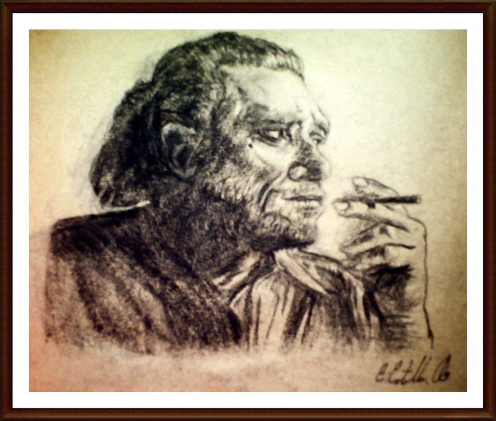 Charles Bukowsky por erikstern | Dibujando