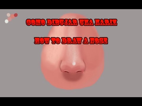how to draw nose photoshop
